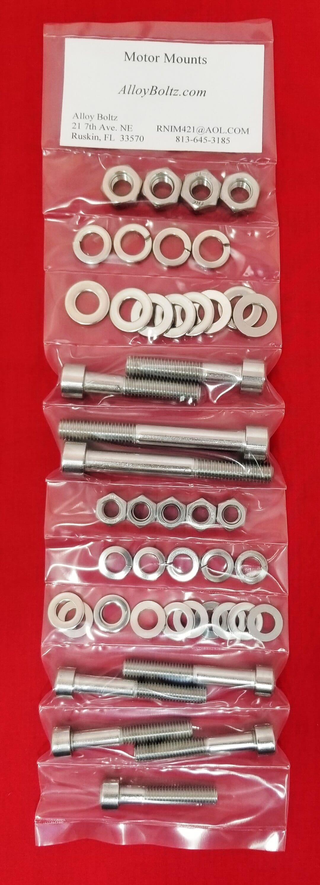 HONDA CB500 CB550 MOTOR MOUNT Polished Stainless Steel Bolt Kit Set ...