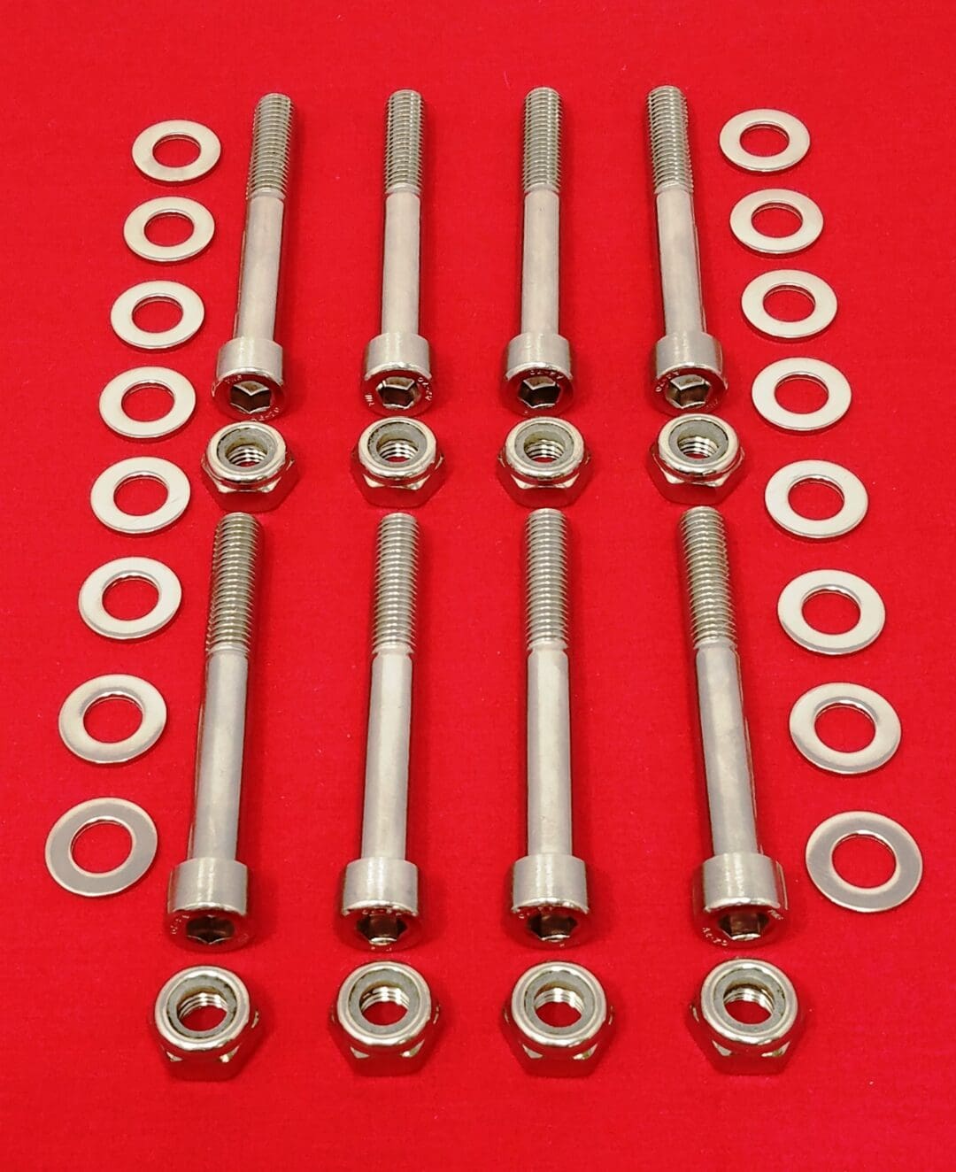 Honda TRX250R A-Arms Polished Stainless Steel Bolt Kit | Alloy Boltz