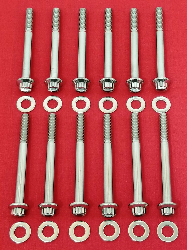 2000-2017 Softail Polished Grade 8 ARP Stainless Engine Case Bolt Kit ...